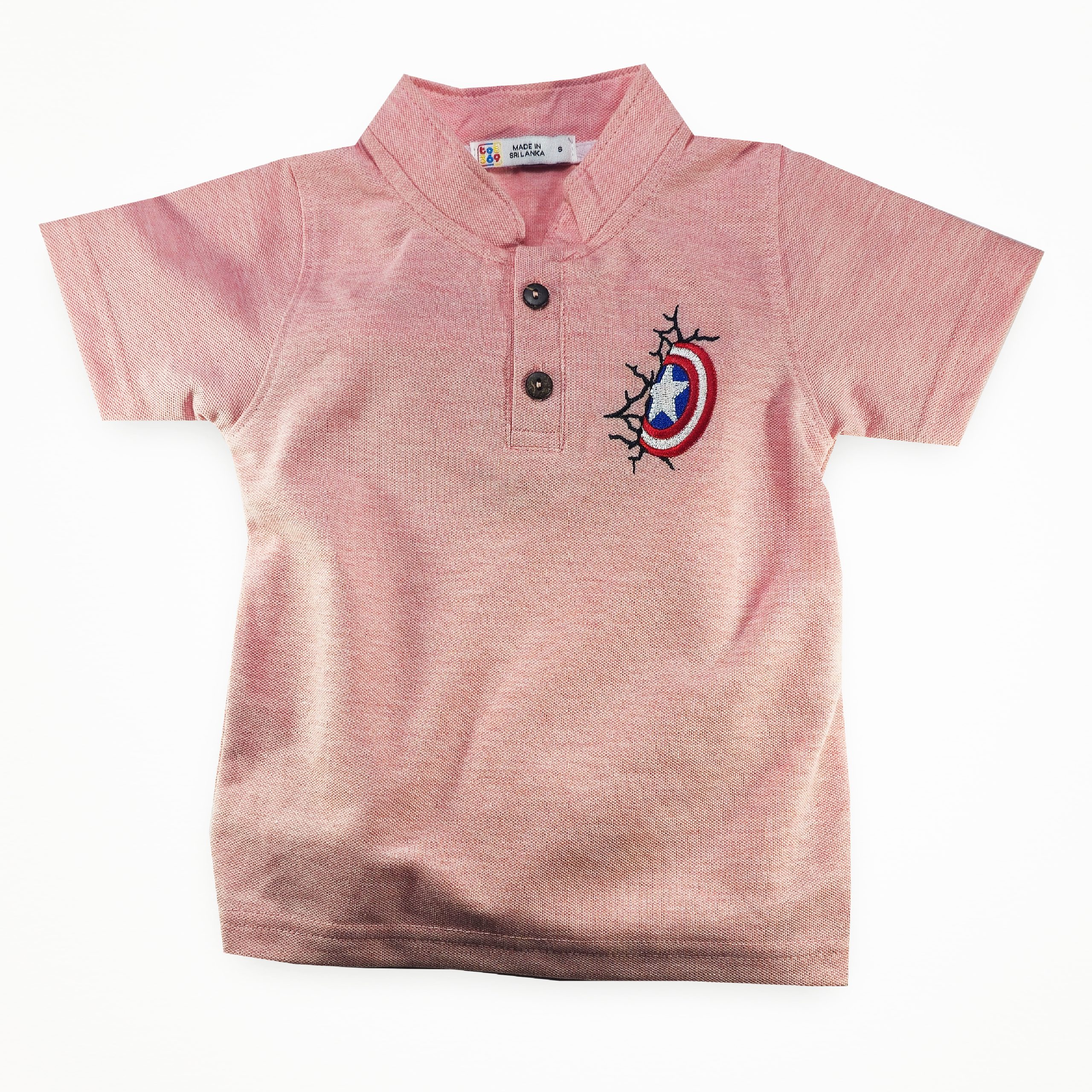 Captain America Pink Embroidery – TOT369